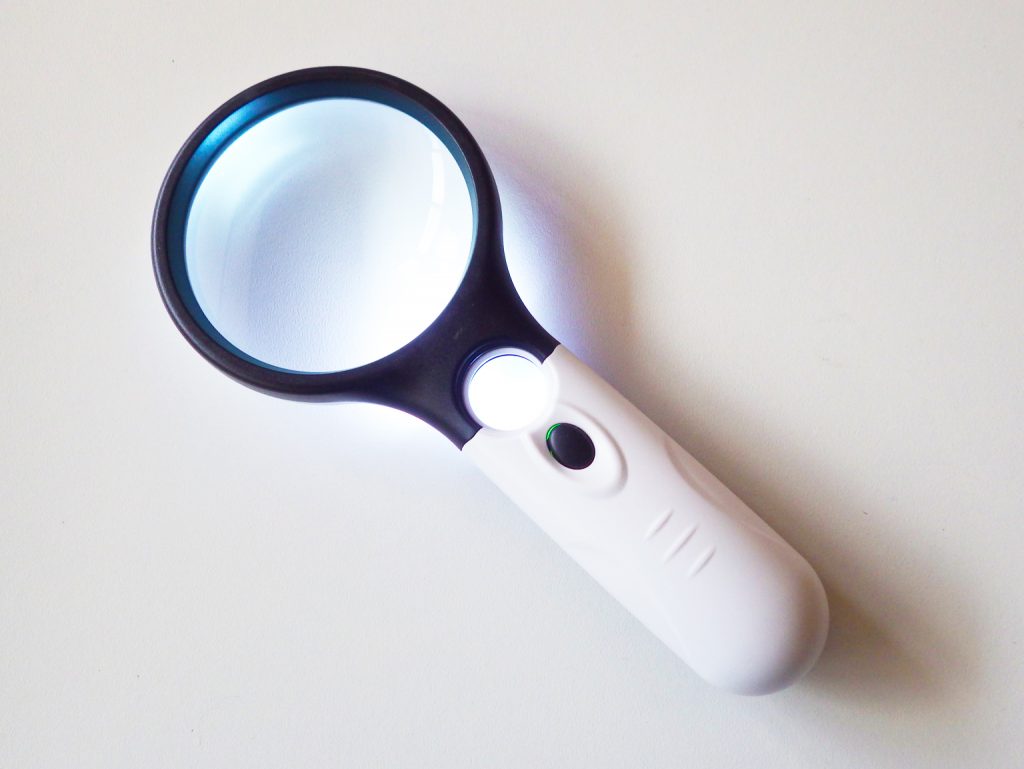 Loep met ringverlichting LED en UV - Vermandel.com