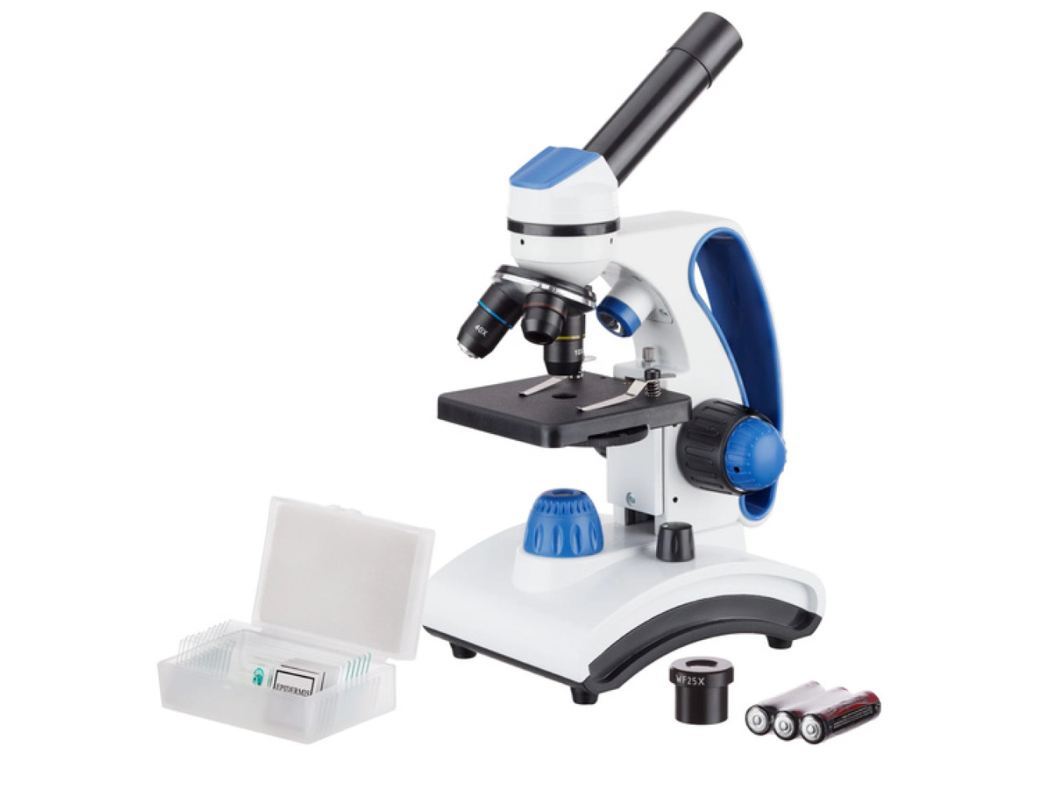Dual Light Monocular Compound Microscope - Vermandel.com
